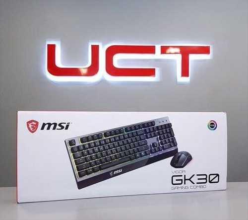 Игровой комплект MSI vigor GK30 мышь + клавиатура