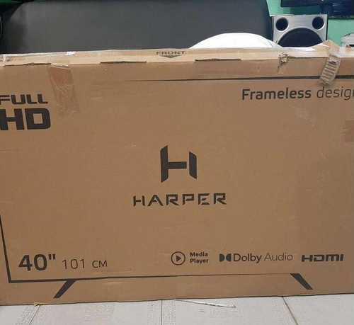Телевизор LED Harper 40F720T черный
