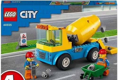 Конструктор lego 60325 Бетономешалка