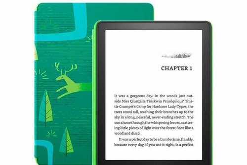 NEW Amazon Kindle Paperwhite 2021 Kids зелёная
