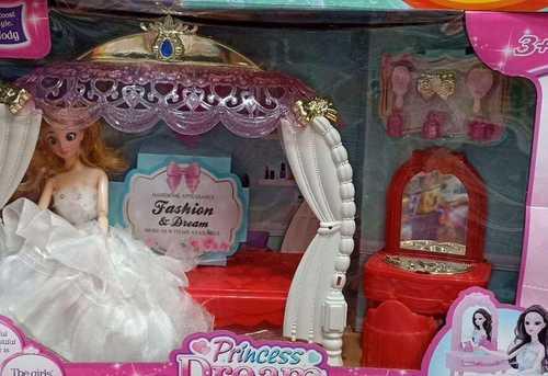 Спальня для куклы Барби Принцессы. Новые