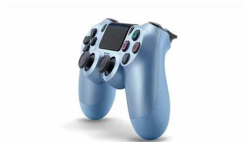 Геймпад (Джойстик) для PS4 V2 Titanium Blue (Repli