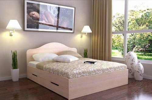 Кровать двуспальная Амели Тип 1