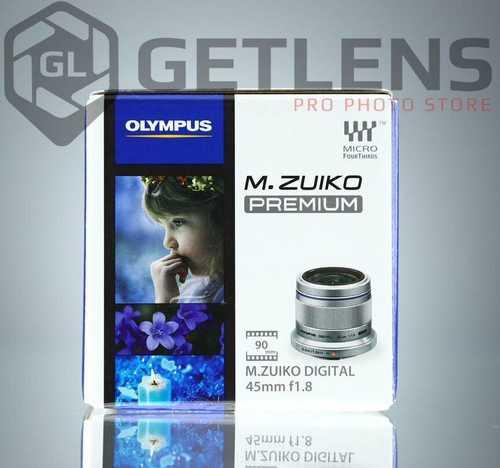 Olympus 45mm f/1.8 M.zuiko Silver (Новый)
