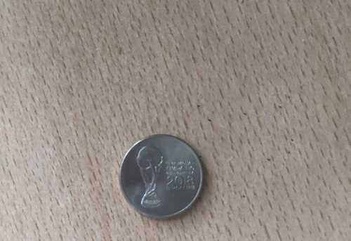 Монета 25 рублей чм 2018