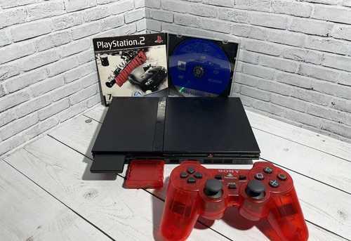 Sony PlayStation 2 Slim PS2 + Карта Памяти и Игры
