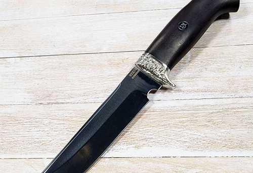Нож нескладной Белка-М ст.95х18 (чёрный граб) lema