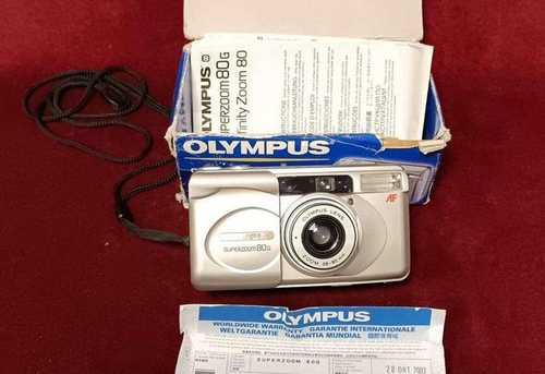 Плёночный фотоаппарат Olympus Superzoom 80G, новый