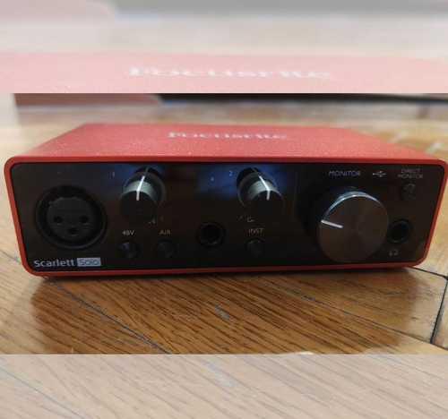 Звуковая карта focusrite scarlett solo 3rd gen