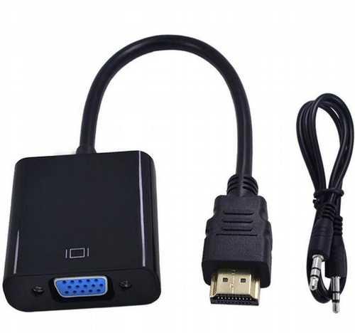 Переходник hdmi на VGA со звуком