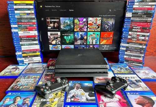 Sony Playstation 4 Pro + 110 игры