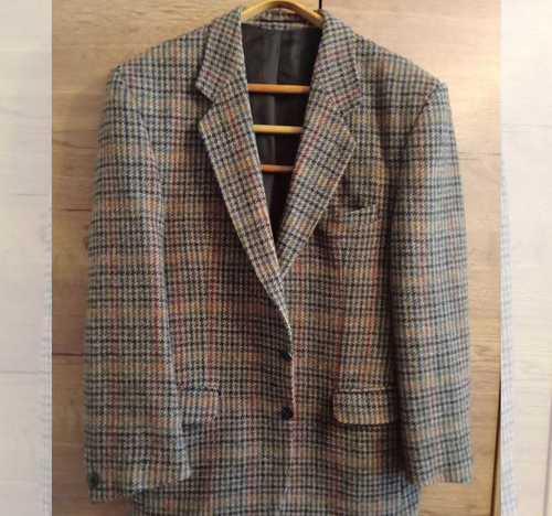 Твидовый пиджак Harris Tweed 52-54 оригинал