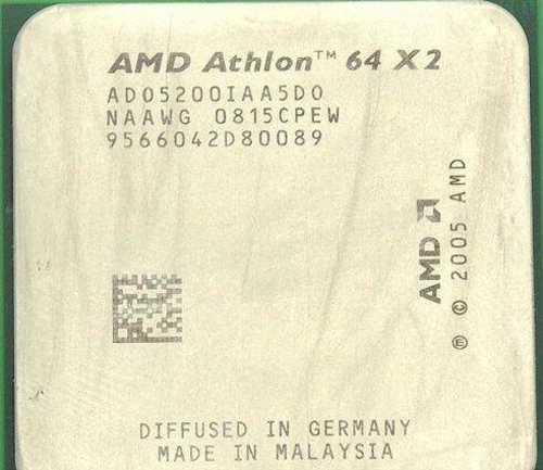 Процессор AMD Athlon64 5200+ X2 S-AM2 512Kx2