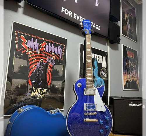 Электрогитара Epiphone Les Paul Electric Blue