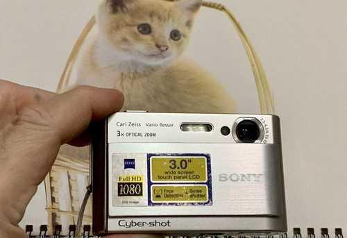 Фотоаппарат слайдер Sony DSC-T70, батарея, чехол