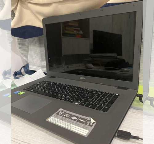 Ноутбук acer aspire E 17