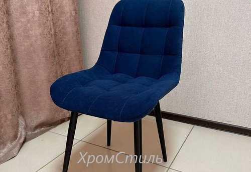Мягкие кухонные стулья "Брусто" синие