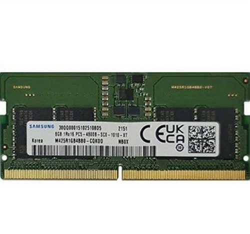 Samsung SO-dimm DDR5 8Gb M425R1GB4BB0-CQK 4800Mhz CL40 1.1В dual rank OEM