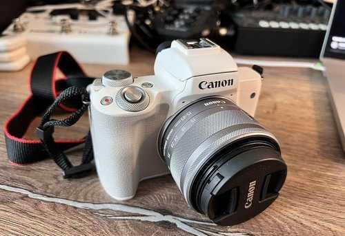 Canon eos M50 mark ii, белый, +VND фильтр