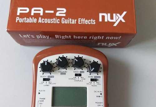 Процессор для акустической гитары Nux Pa-2
