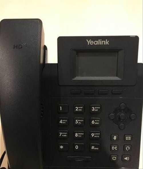 Телефон VoIP Yealink SIP-T30 черный