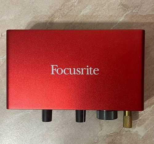 Звуковая карта focusrite solo 3rd gen