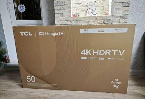 Новый TCL 50p637, 4k,HDR, smart TV, Google tv