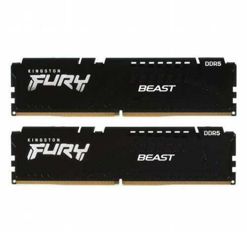 Оперативная память Kingston Fury Beast 32Gb DDR5 5