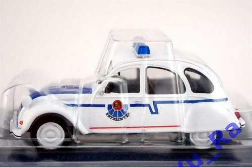 Citroen 2CV Полиция Испании №64 машина 1:43 Yu-Ra