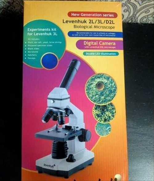 Микроскоп Levenhuk 2l/3l/d2l