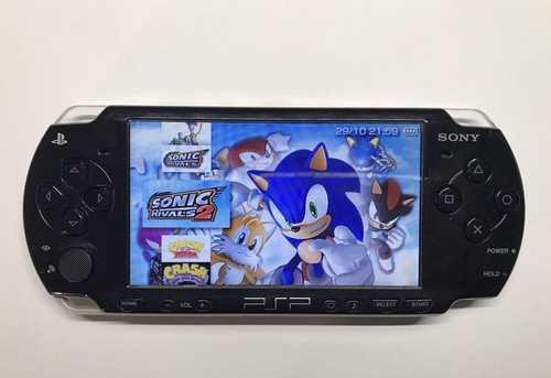 Sony PSP 2001 прошитая + диски