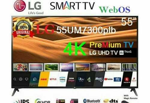 4k. Smart TV - LG 55UM7300PLB. (2022г.) Ultra HD