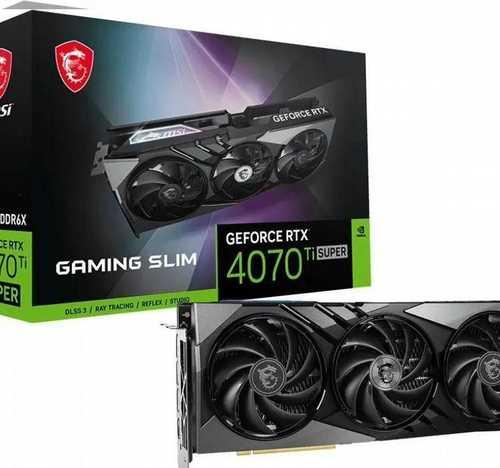 Видеокарта MSI RTX 4070 Ti super 16G gaming slim