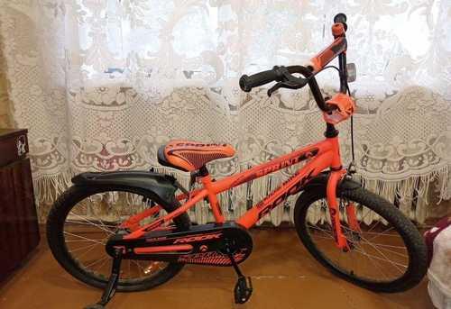 Велосипед детский 20 дюймов для девочки бу