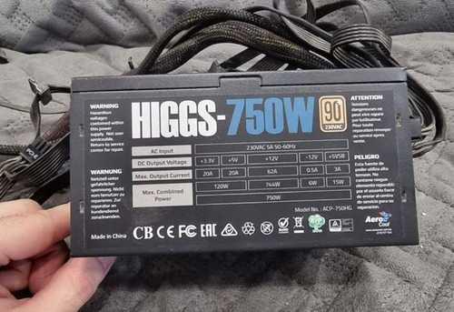 Блок питания Aerocool Higgs 750w