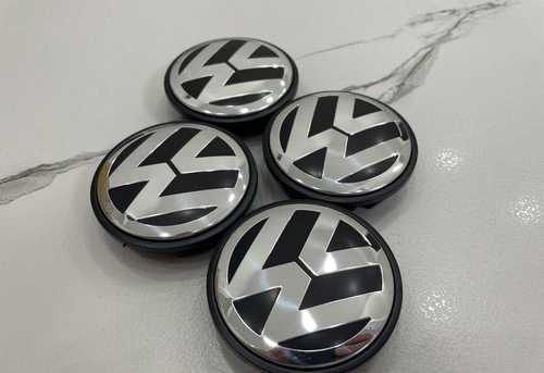 Колпачки на диски 4 шт Volkswagen VW 65 мм