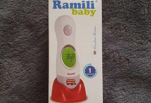 Инфракрасный ушной и лобный термометр Ramili baby