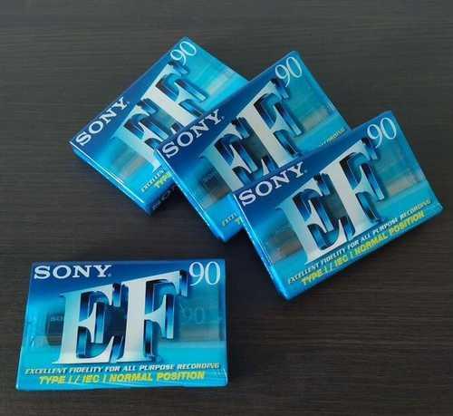 Аудиокассеты Sony EF90 новые