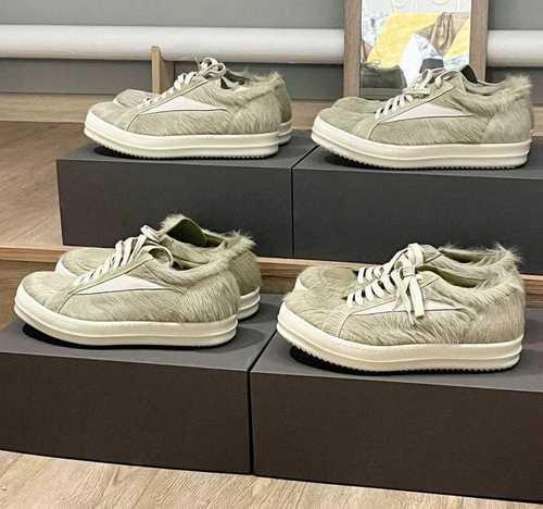 Rick Owens Lime Pony Mainline Vans кеды оригинал