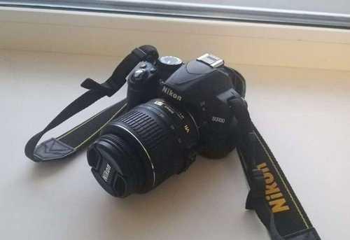 Зеркальная камера Nikon d3100, объектив kit 18-55