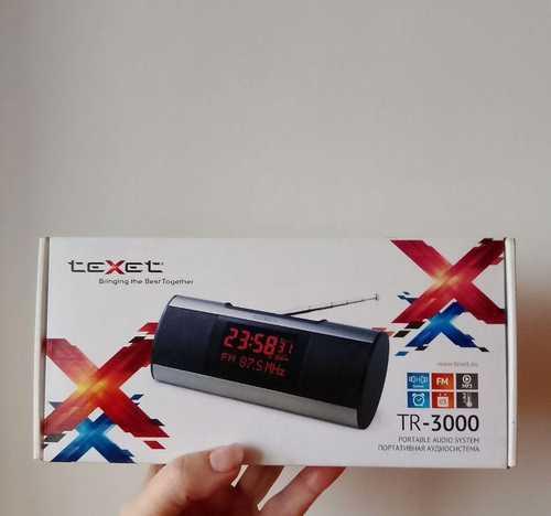 Радио часы Texet