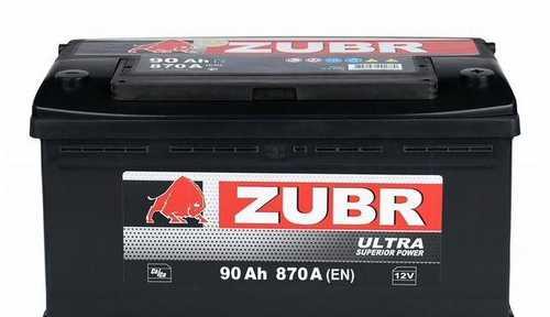 Аккумулятор zubr ultra 90Ач R+ EN870A