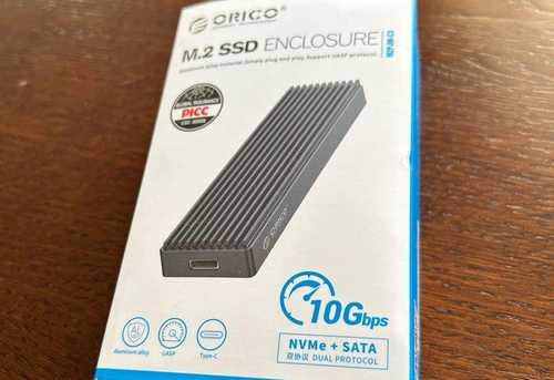 Внешний корпус для SSD M2 orico M2PJM-C3 (серый)