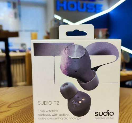 Беспроводные наушники Sudio T2, черный