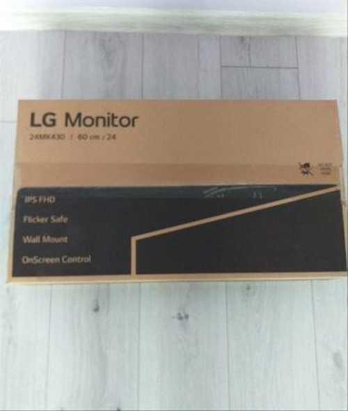 Продается новый монитор LG 24MK430 / 60см