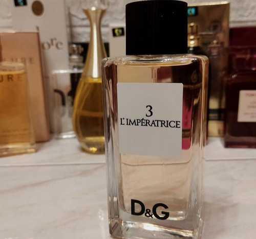 Dolce gabbana 3 l imperatrice 100 мл