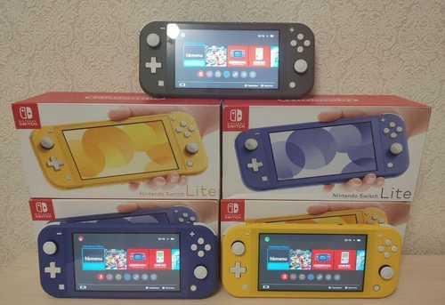 Nintendo Switch Lite прошитая новая + любые игры