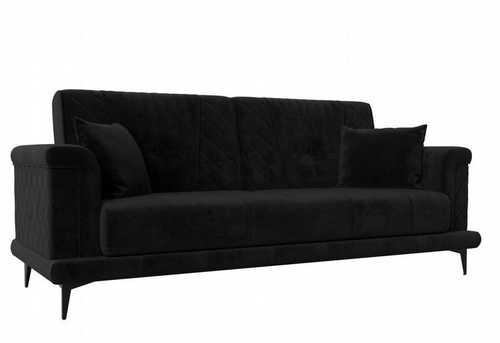 Прямой диван Неаполь, Велюр, Модель 111931
