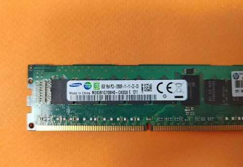 DDR3 ECC REG samsung 8GB 1600 MHz 1Rx4 dimm Server