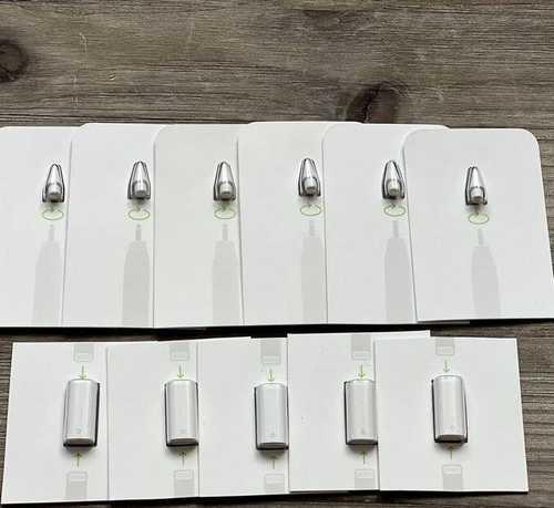 Apple Pencil колпачки/наконечники/адаптеры
